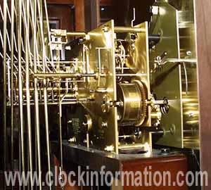 Oiling the clock mechanism